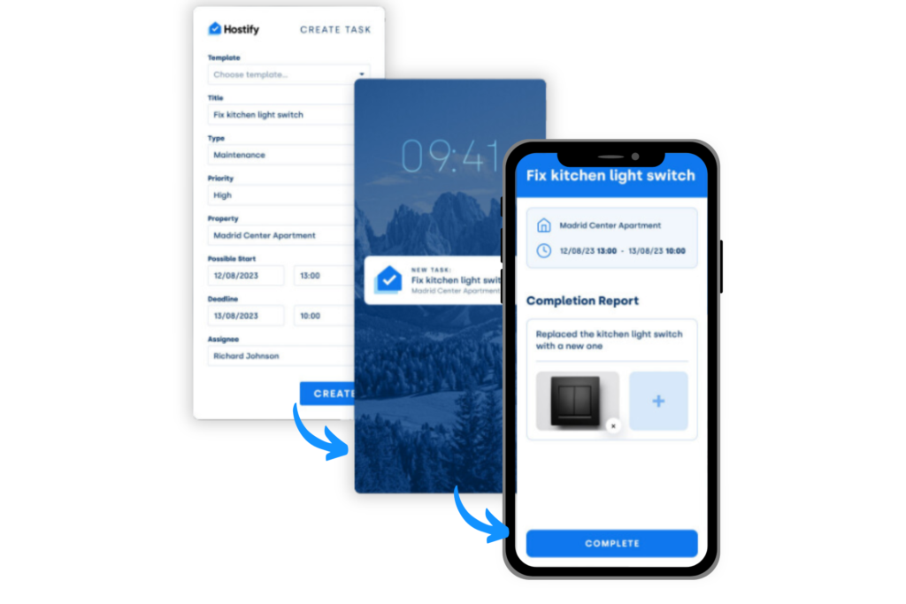 Descubre la nueva aplicación de tareas de Hostify | Actualizaciones de Hostify