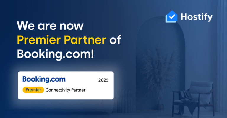 Hostify Recognized as a Booking.com Premier Partner - Hostify